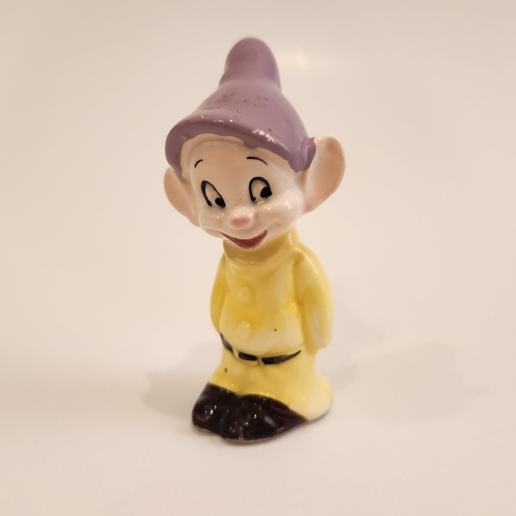 Disney | Accents | Dopey Porcelain Figurine Walt Disney Snow White Rare ...